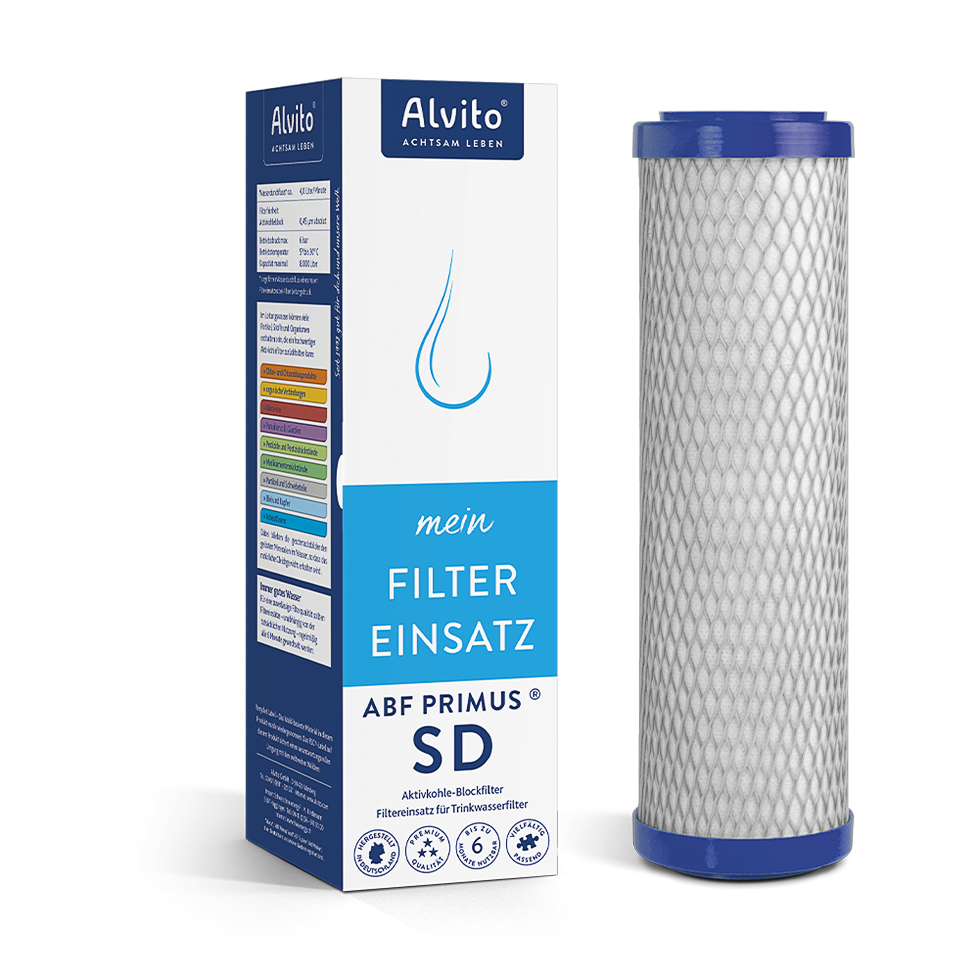 Carbonit Wasserfilter SanUNO inkl. Vitalisierer